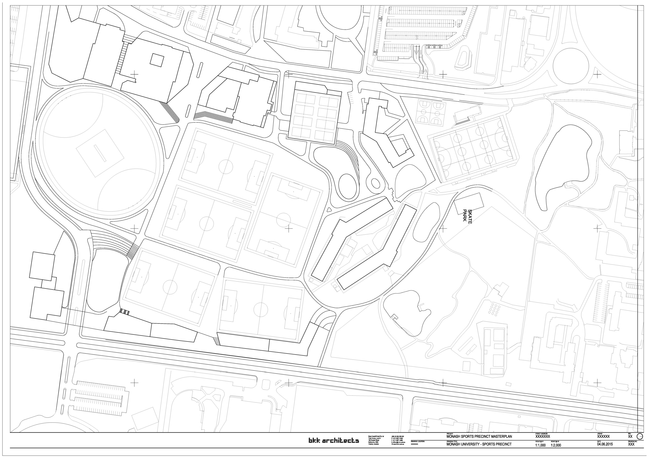 Monash University Sports Precinct Masterplan - BKK Architects
